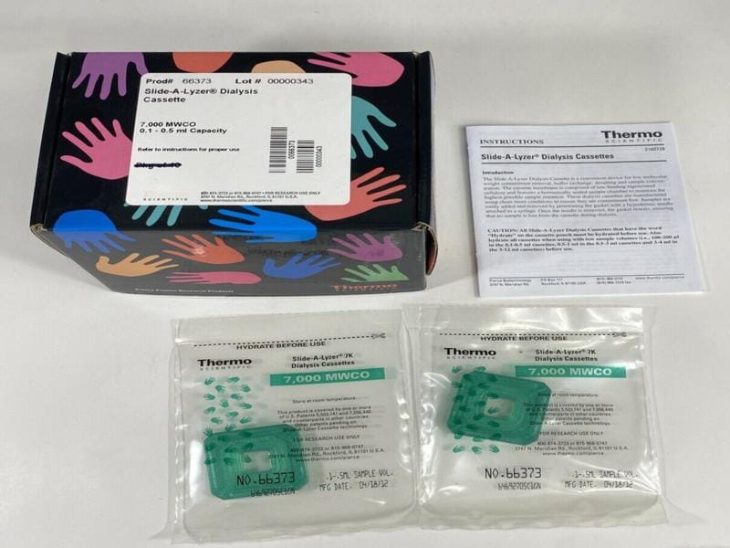 Thermo Scientific Dialysis Cassette Slide-A-Lyzer 7K MWCO 0.5ml - 12 ...