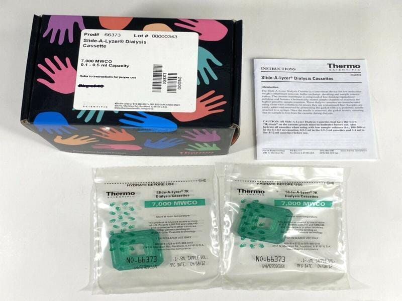 Thermo Scientific Dialysis Cassette Slide-A-Lyzer 7K MWCO 0.5ml - 12 ...