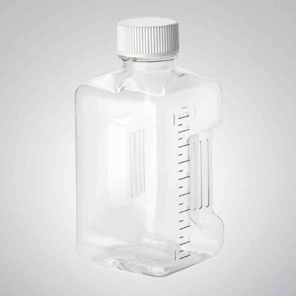 Botella Nalgene de 1000 ml de PETG cuadrada de Thermo Scientific, 10 ...