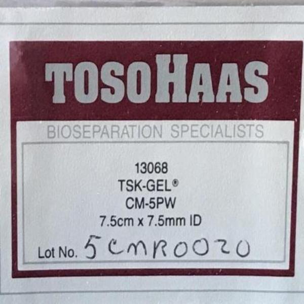 Tosoh 13068 Chromatography Column TSK-GEL CM-5PW 7.5cm x 7.5mm — Life ...