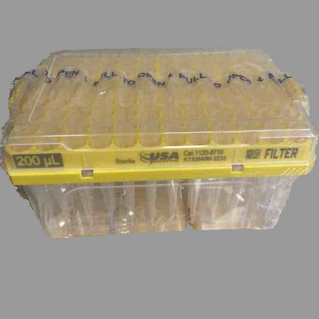 USA Scientific Pipette Tips 200 ul Filtered 30 Refill Racks — Life ...