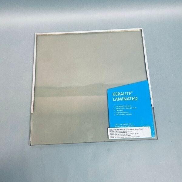 Vetrotech Keralite Laminated 5/16 in. Thickness FireRated Impact Glass ...