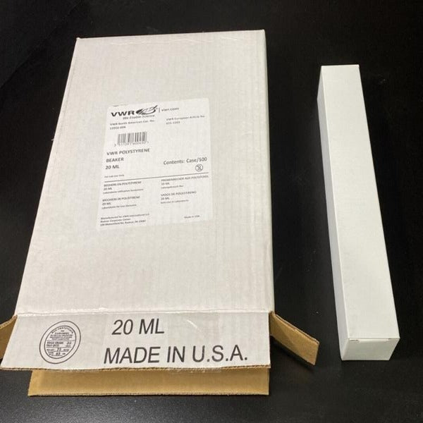 VWR Beaker Cup 20ml Polystyrene - Pack of 500 Cups — Life Sciences Trading