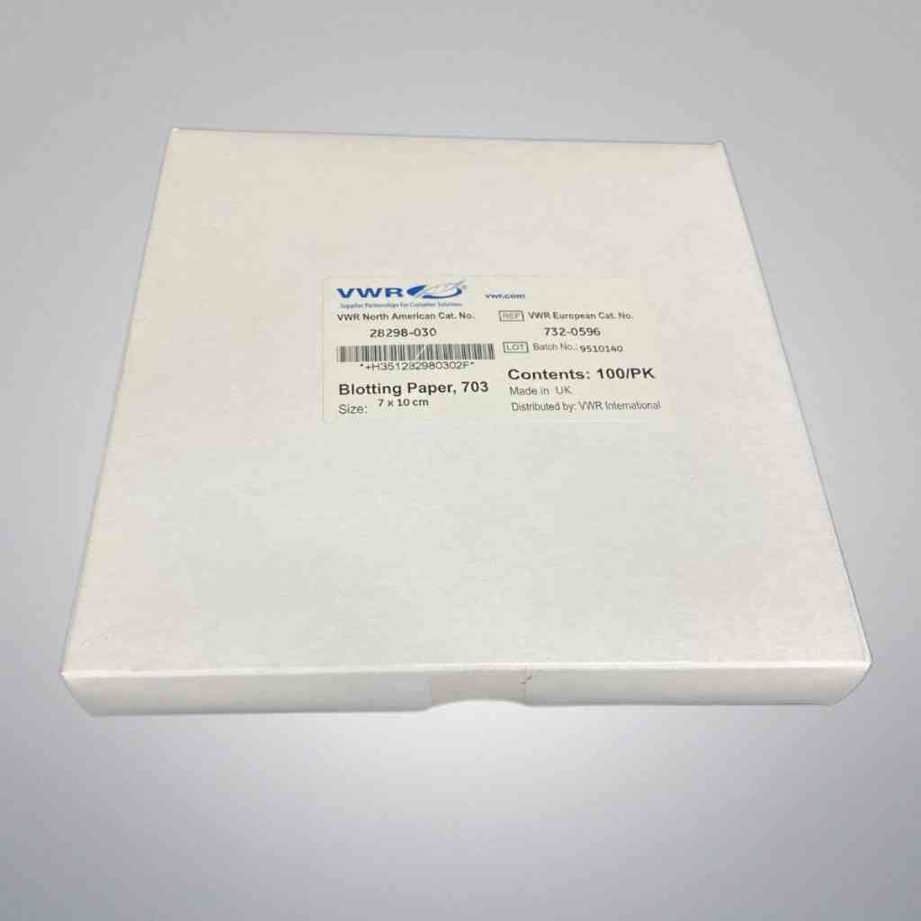 VWR Blotting Paper 7x10 cm Grade 703 — Life Sciences Trading