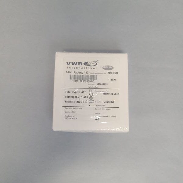 VWR 28309-989 Filter Paper Grade 413 15 mm — Life Sciences Trading