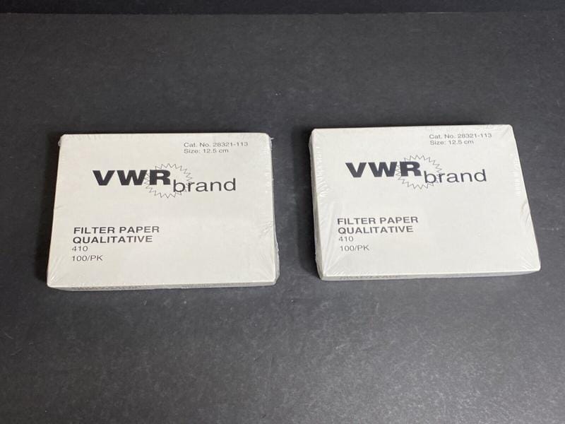 VWR Filter Paper Qualitative Grade 410 - 2 Boxes, 100 Sheets — Life ...