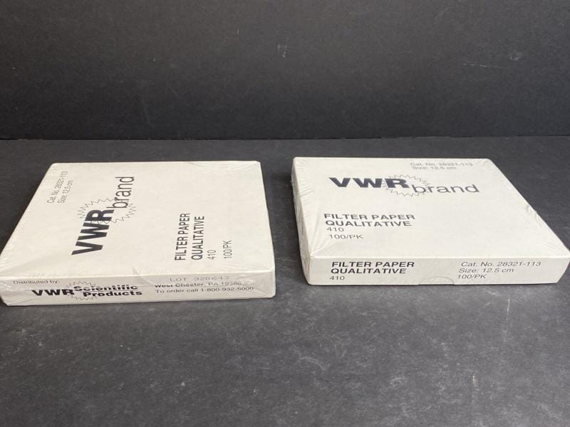 VWR Filter Paper Qualitative Grade 410 - 2 Boxes, 100 Sheets — Life ...