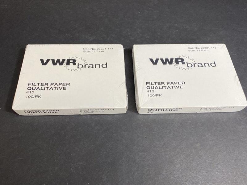 VWR Filter Paper Qualitative Grade 410 - 2 Boxes, 100 Sheets — Life ...