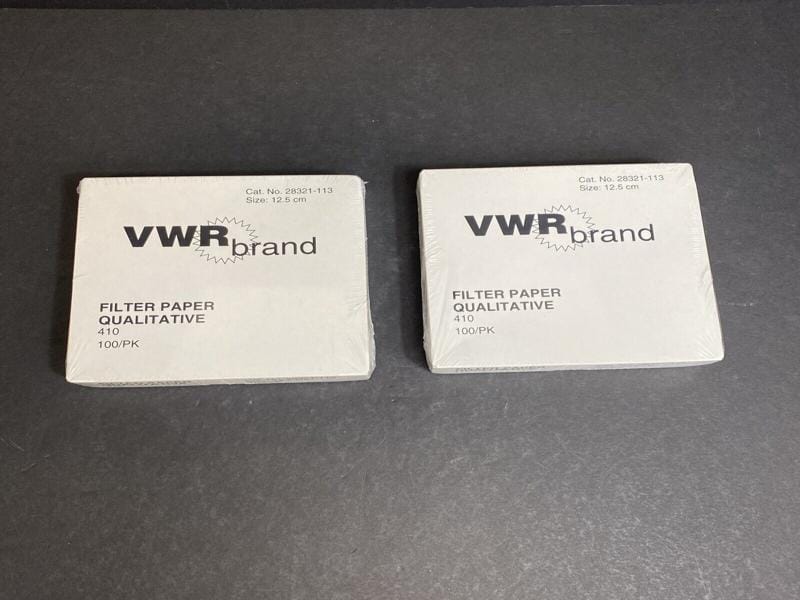 VWR Filter Paper Qualitative Grade 410 - 2 Boxes, 100 Sheets — Life ...