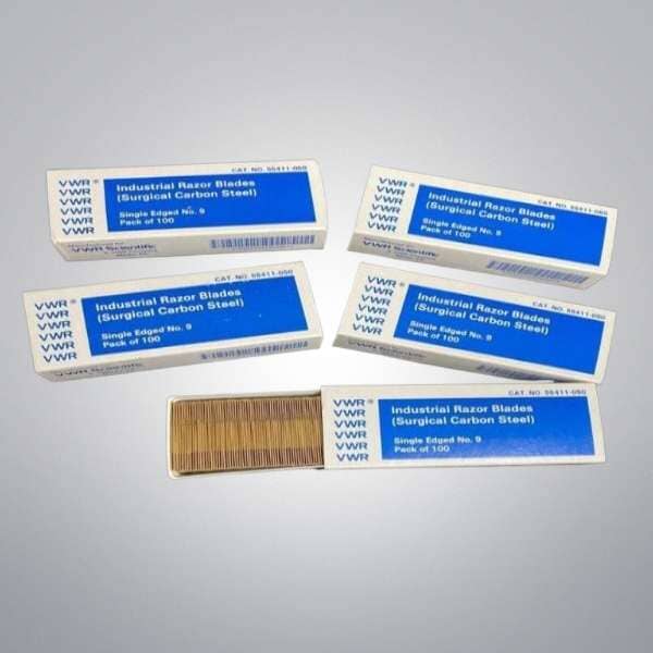 VWR Industrial Razor Blade Carbon Steel Single Edged No. 9 — Life ...