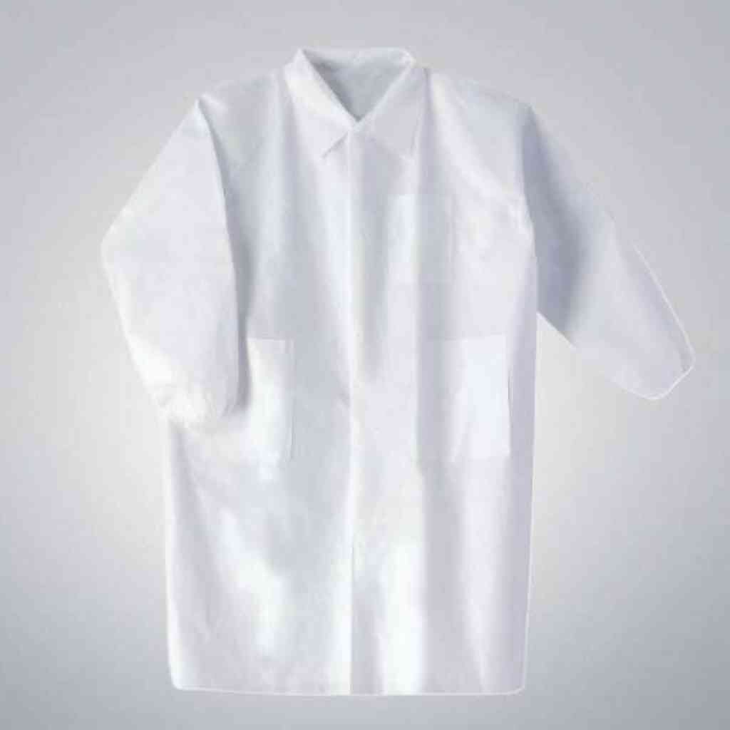 ComforTech Cleanroom Frock 2XL Snap Closures Elastic Wrist — Life ...