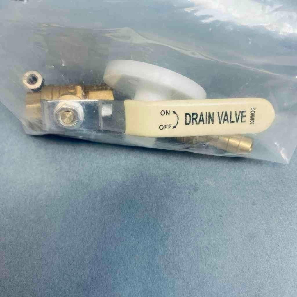 VWR Q104 Brass Ball Valve Kit 600 PSI Water Oil Gas with Barb Fitting ...