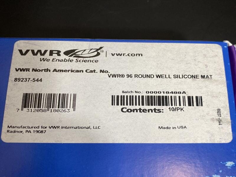 VWR Silicone Microplate Sealing Mat — Life Sciences Trading