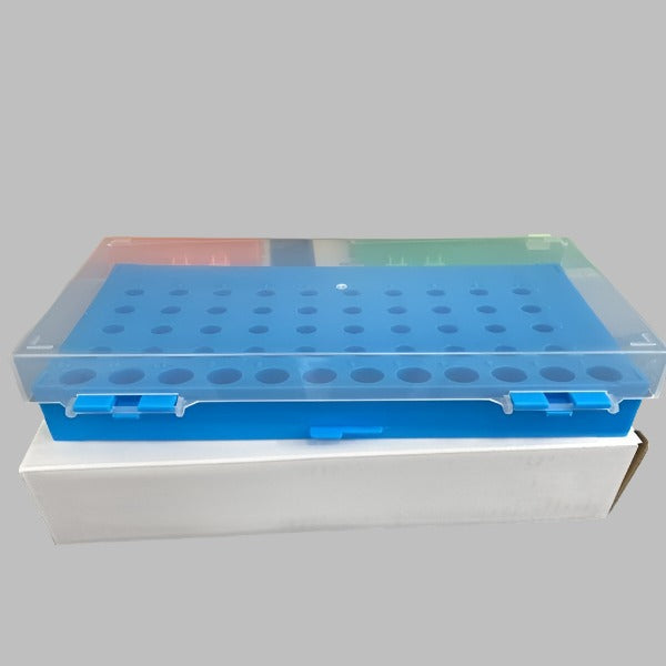 VWR Tube Rack with Lid - Reversible 0.2-1.5ml Tubes - Assorted Colors ...