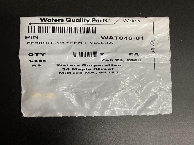 "Waters WAT048-01 Tefzel Ferrule 1/8 in. Yellow (Pack of 2)" — Life ...
