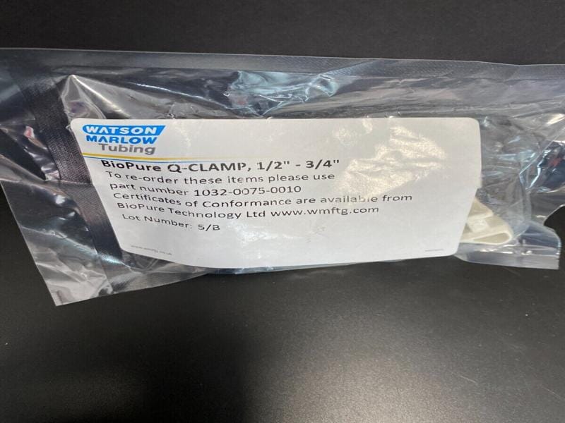 "Lot of 2 Watson Marlow Sanitary Hose Clamps 1/2 - 3/4 in." — Life ...