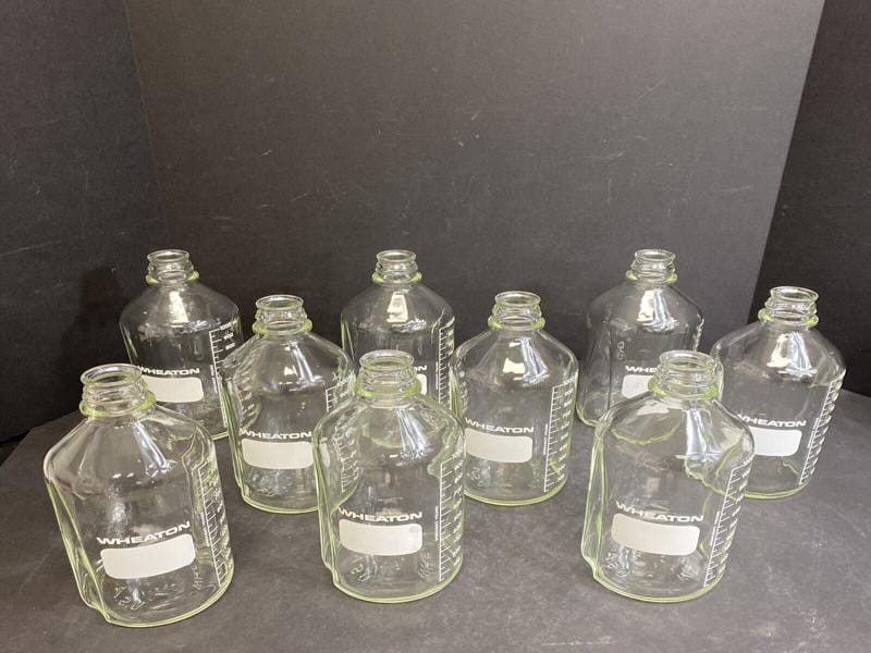 Wheaton 219760 Media Storage Bottles 1000ml Glass - Pack of 9 — Life ...