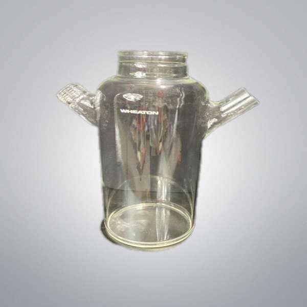 Wheaton Spinner Glass Flask 4000 ml Double Sidearm Single Threaded Arm ...